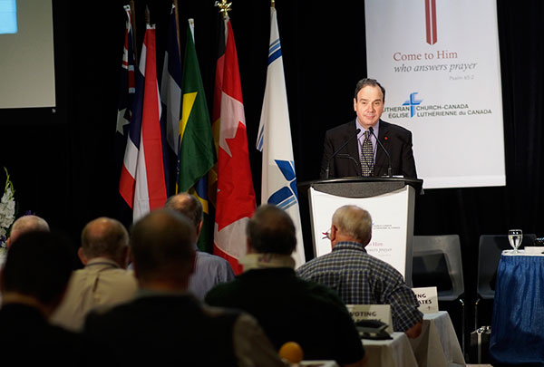 President Bugbee reacts to reelection - The Canadian Lutheran