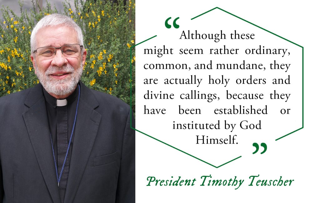 What is Your Holy Calling? - The Canadian Lutheran